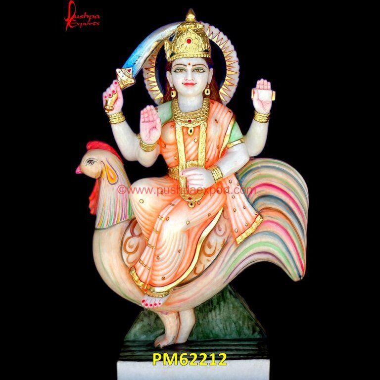 White Marble Murga Chadi Statue Silver Furniture, White Metal Furniture ...