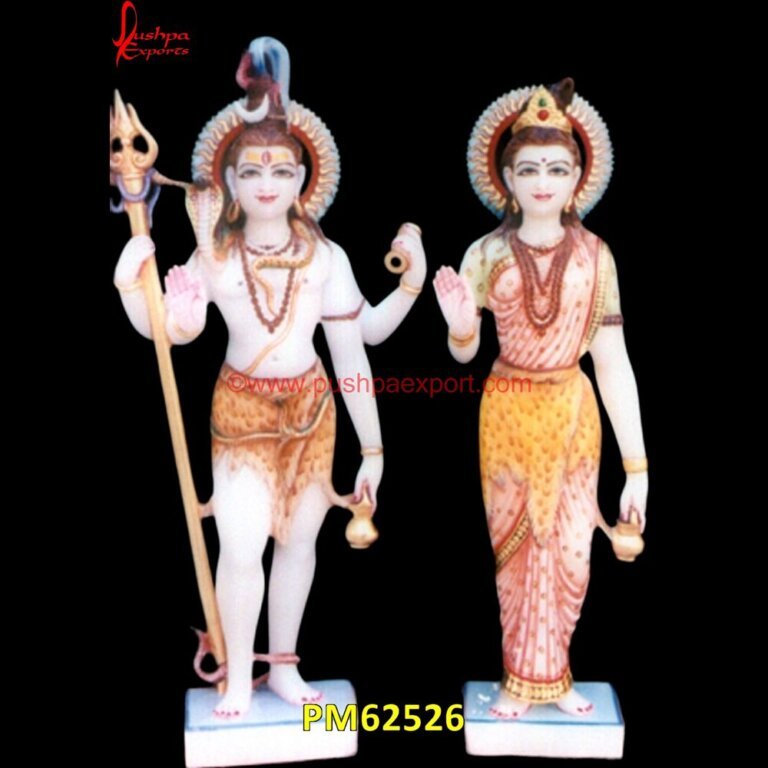 Shiv Parvati Idol Silver Furniture, White Metal Furniture, Bone Inlay ...