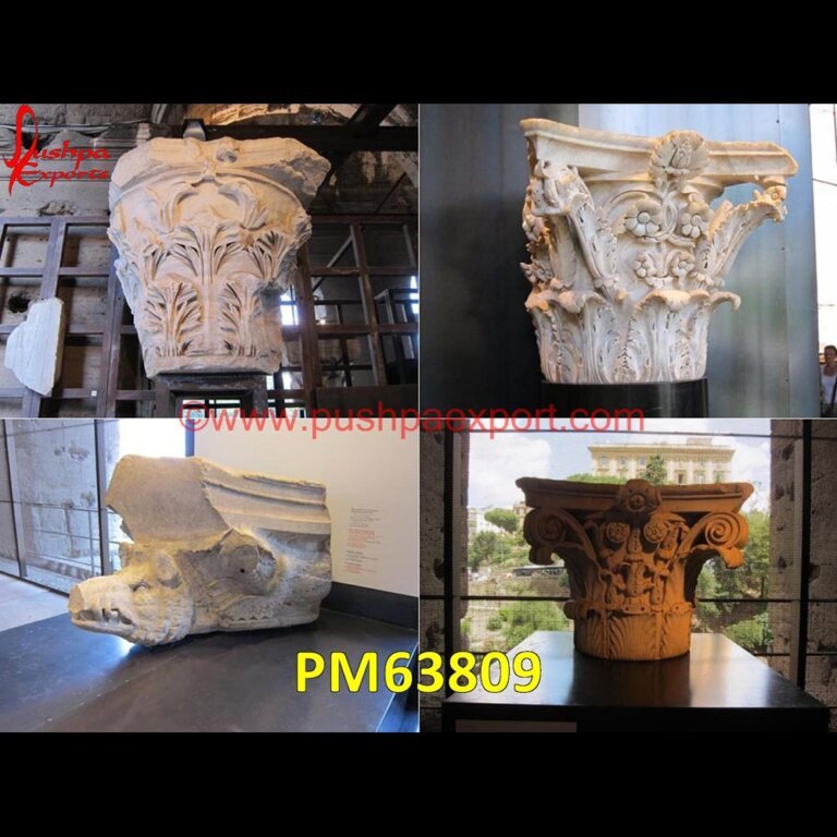 Antique Pillar Of Natural Stone Silver Furniture, White Metal Furniture ...