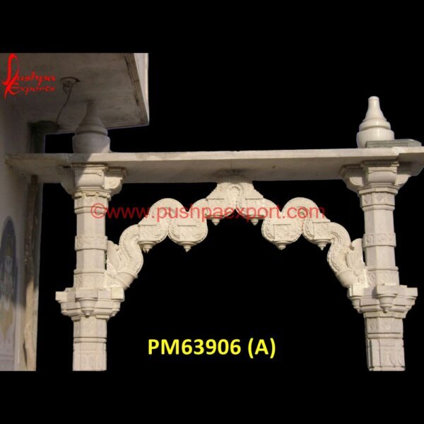 Temple Arch Entrance Silver Furniture, White Metal Furniture, Bone ...