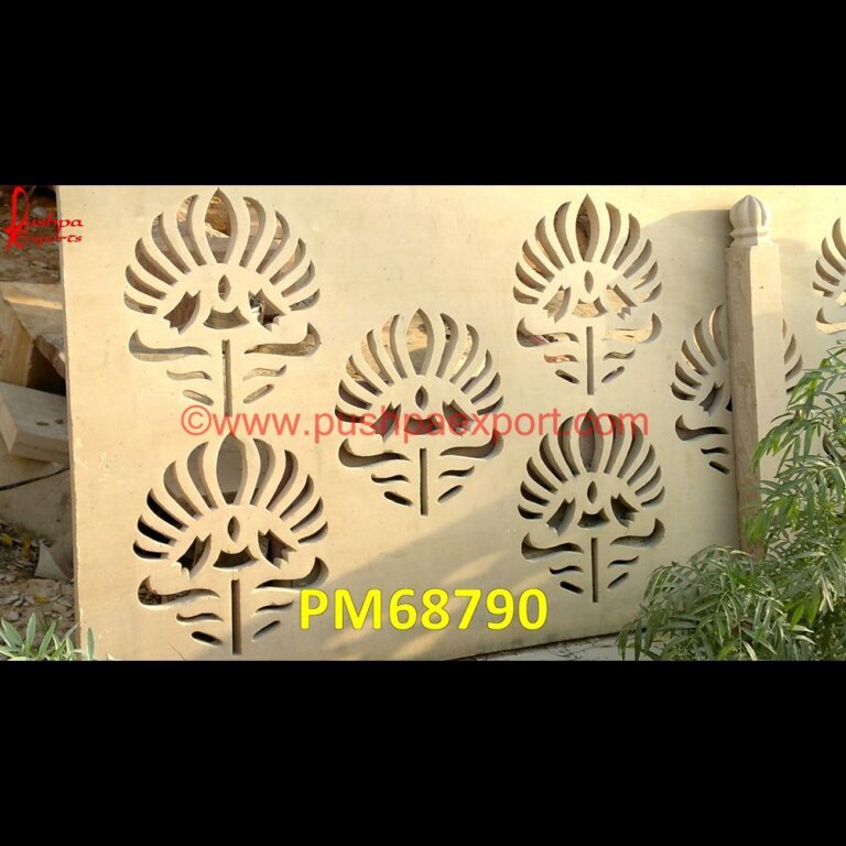 Design Carving Sandstone Jali Silver Furniture, White Metal Furniture ...