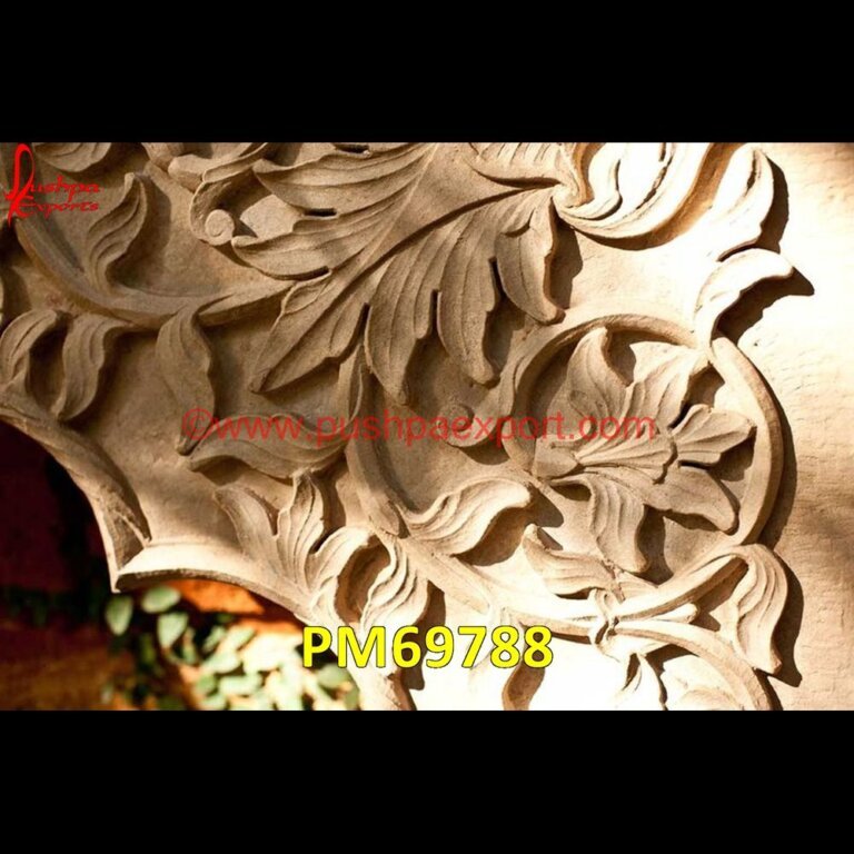 Design Carving Sandstone Wall Panel Silver Furniture, White Metal ...